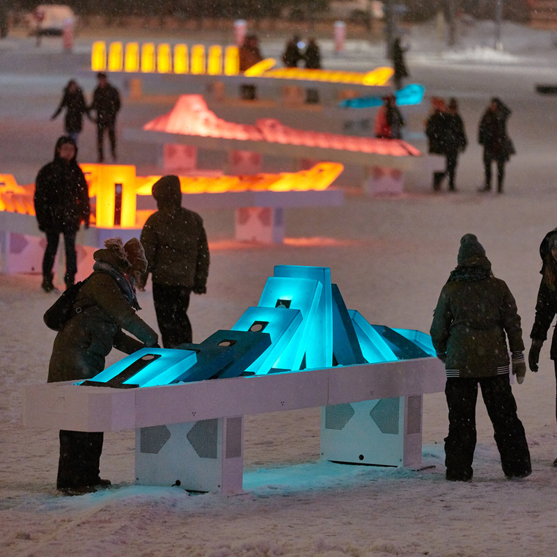 Lighting Interactive Installation - Vincentaa